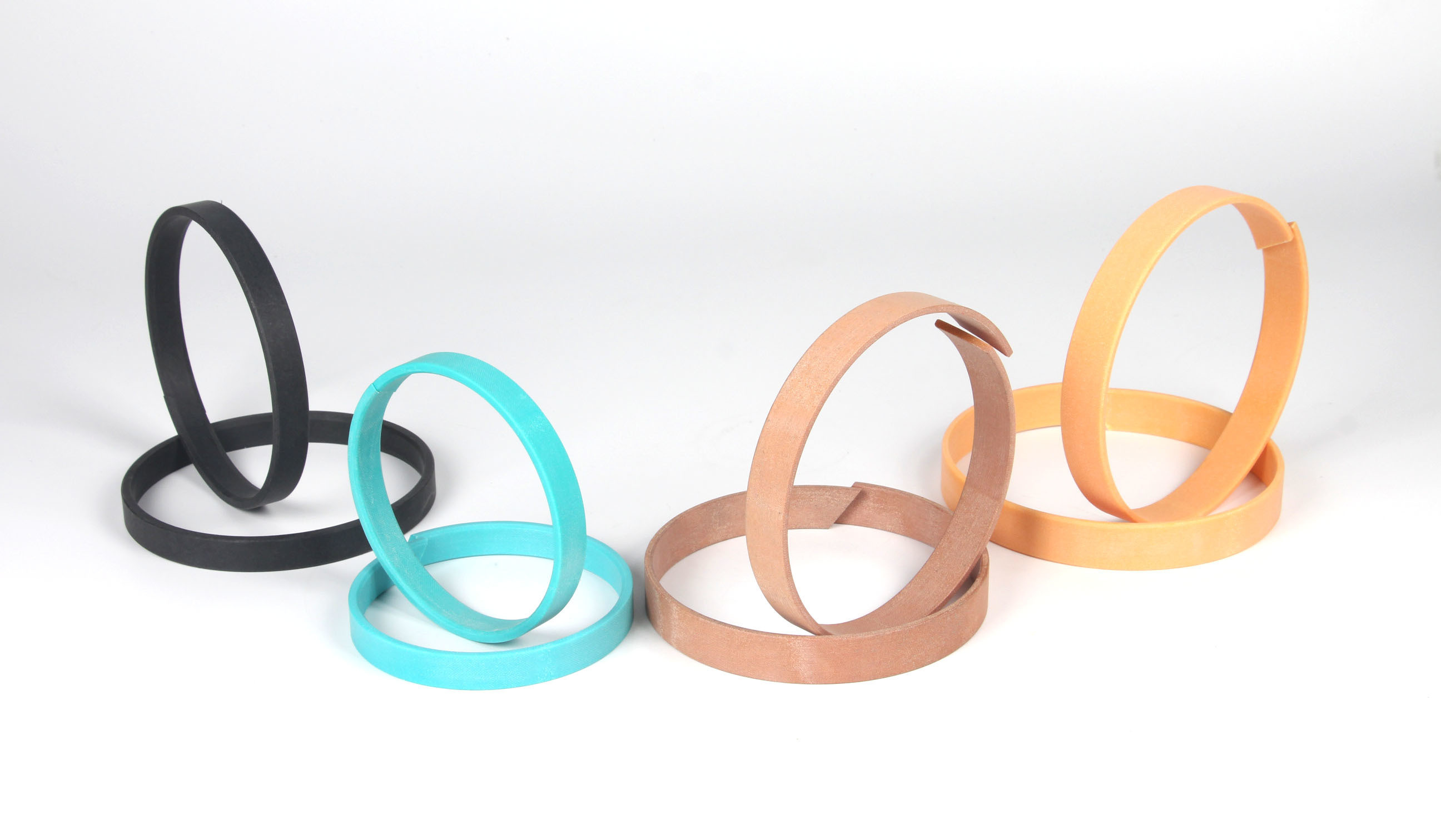 Phenolic Resin Wear Ring Seal 50 X 45 X 9.5MM O Ring Hydraulic Cylinder